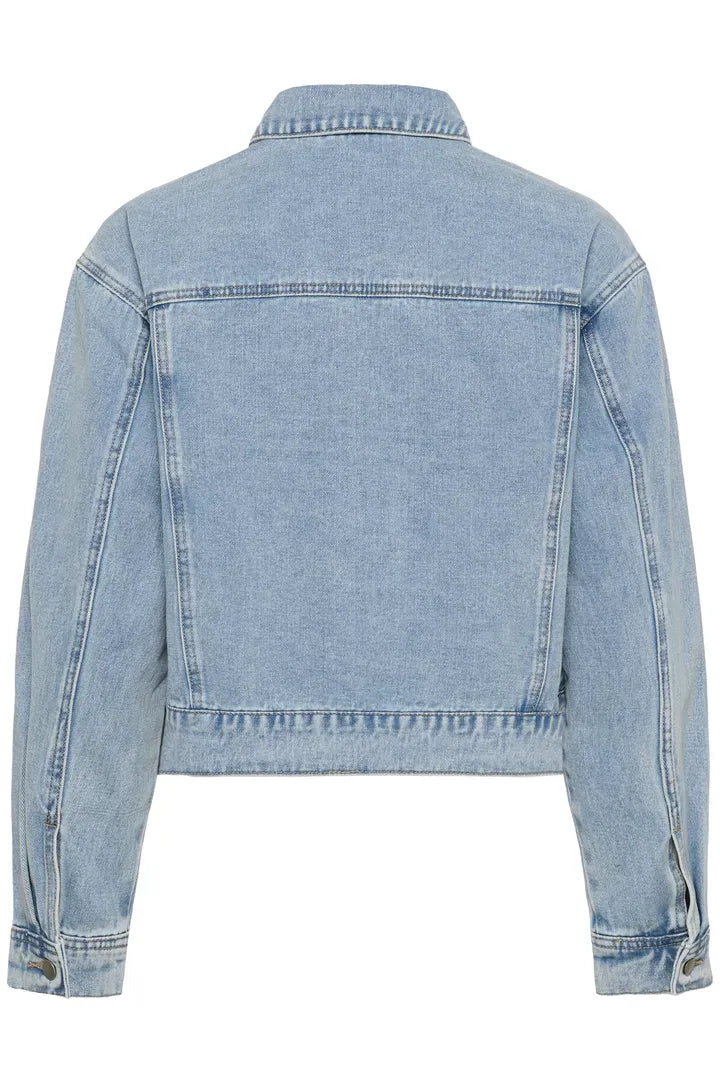 Culture Tiala Aniceta Embroidery Jacket - Light Blue Wash – Vørðslan
