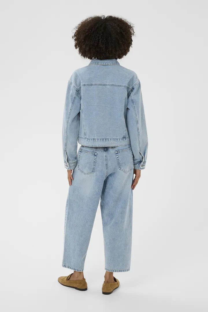 Culture Tiala Aniceta Embroidery Jacket - Light Blue Wash – Vørðslan